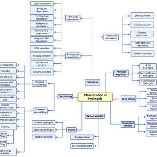 Schematic Representation Of Hydrogels Classification According To Their