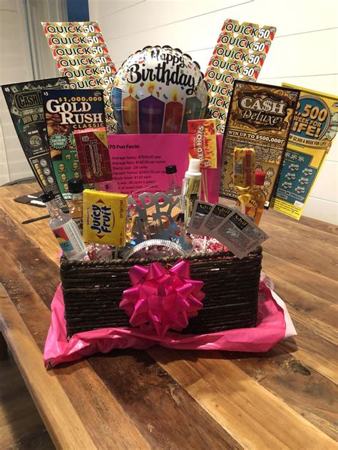 50th Birthday Basket Birthday Basket Diy Mother S Day Gift Basket
