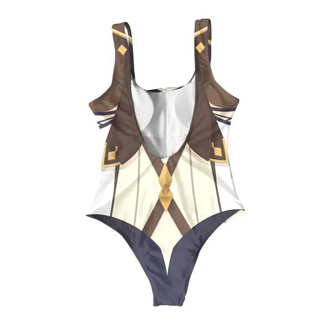 Anime Genshin Impact Swimsuit Bikini One Piece Women Venti Hutao Mona