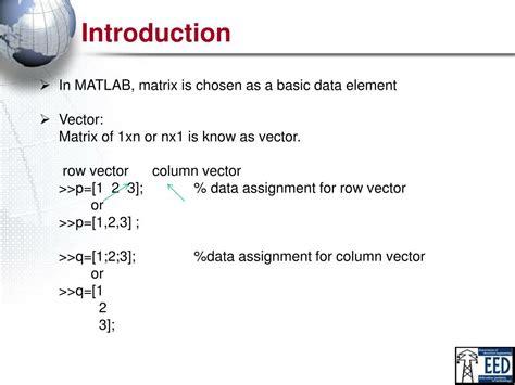 column vector matlab