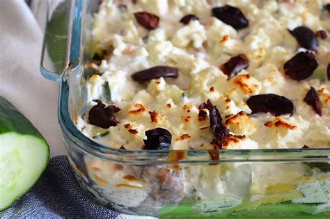 Griechischer Low Carb Zucchini Auflauf Mit Feta Und Hack