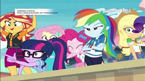 2656632 Safe Screencap Applejack Fluttershy Pinkie Pie Rainbow Dash Rarity Sci Twi