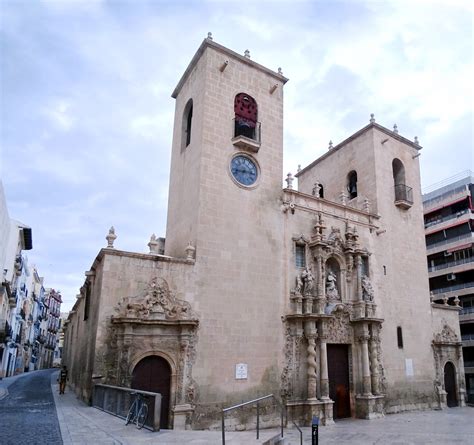 portada exterior Basílica de Santa María Alicante Alacant Flickr