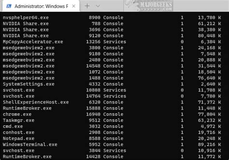 How To Export A List Of Running Processes In Windows Majorgeeks
