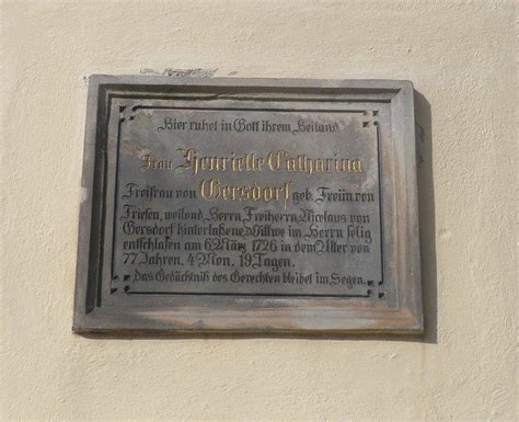 Henrietta Catharina Baroness Von Gersdorff Alchetron The Free