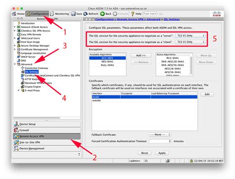 Cisco ASA Disable SSLv3 Force TLSv1 0 Mitigate POODLE PeteNetLive