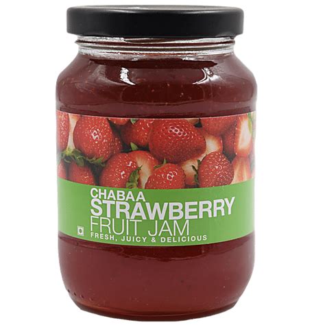Buy Chabaa Fruit Jam Strawberry Gm Bottle Online At Best Price Of