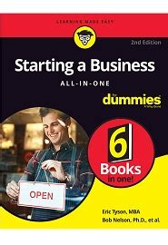 Starting A Business All In One For Dummies Nd Edition Coderprog