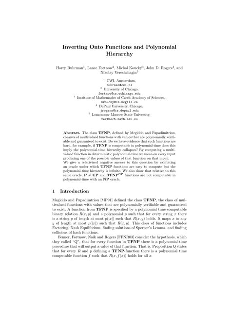pdf inverting onto functions and polynomial hierarchy