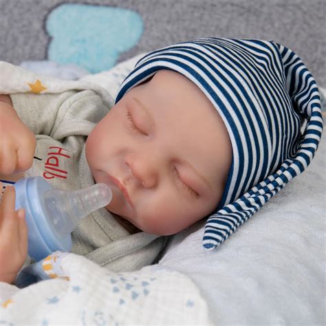 Milidool Muñecas de bebé Reborn realistas de cuerpo completo de 17