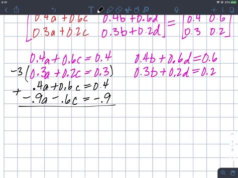 solved use matrix multiplication equality of matrices and the arbitrary matrix given to show