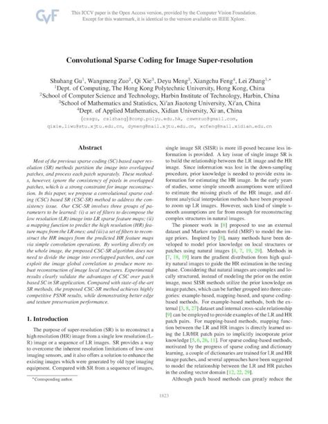pdf convolutional sparse coding for image super resolution dokumen tips