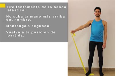 Separación de hombro con banda elástica YouTube
