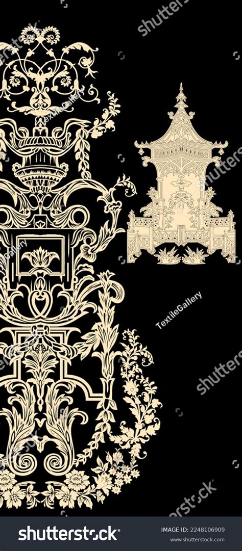 286 Rose Peony Flower Vintage Baroque Victorian Frame Images Stock