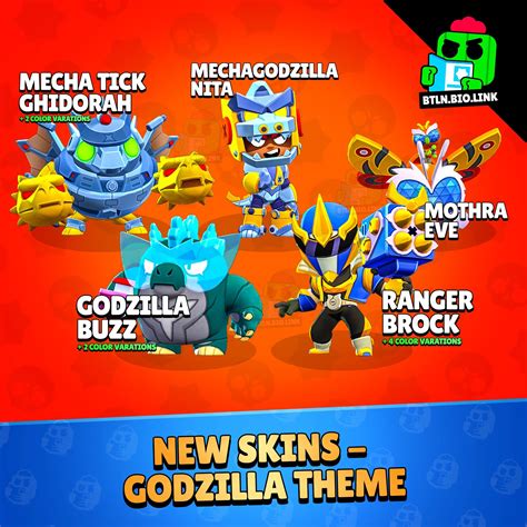 When Is Mechagodzilla Nita Skin Coming In Game Rbrawlstars