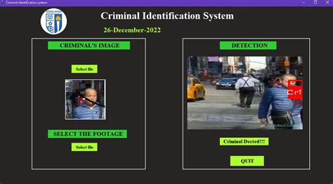 Github Griffinannshual Criminal Face Identification System This Is A