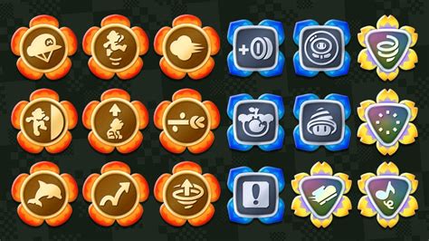 Super Mario Bros Wonder All Badges Youtube