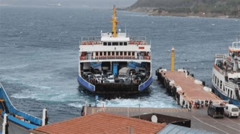 Bozcaada Ve G K Eadaya T M Feribot Seferleri Iptal Edildi