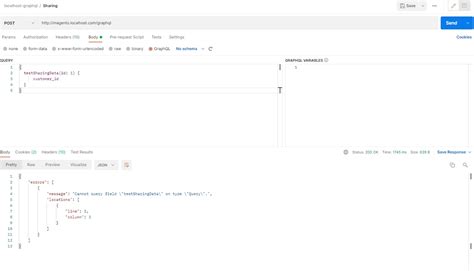 magento2 custom graphql return cannot query field testsharingdata on type query