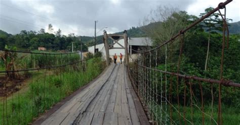 Secretaria de Obras de Brusque vai interditar ponte pênsil da Cristalina