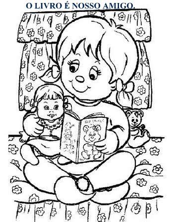 18 de Abril Dia do Livro Desenhos para colorir ESPAÇO EDUCAR