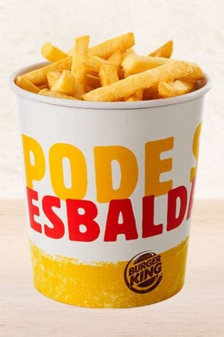 Após promoção do McDonald s Burger King oferece balde de batata frita