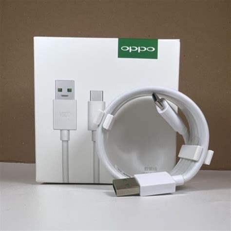 Jual Kabel Data Oppo VOOC SUPER VOOC Type C 4A Flash Charger ORIGINAL