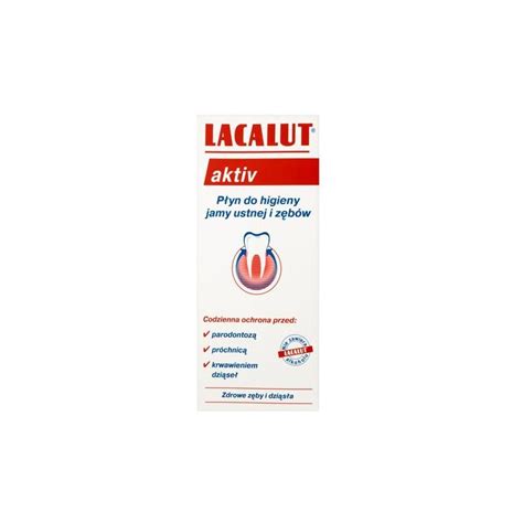 Lacalut Active płyn o płukania jamy ustnej 300 ml