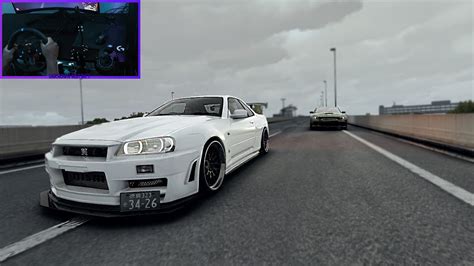 900 HP Nissan GT R R34 V Spec Midnight Wanderer Tune Assetto Corsa