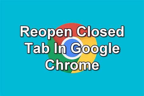 How To Reopen Closed Tab In Google Chrome EasyPCMod