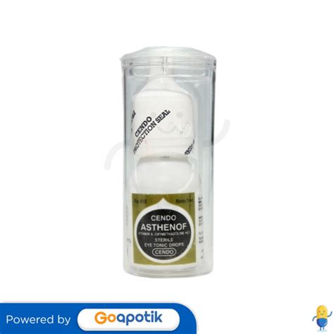 CENDO ASTHENOF 5 ML TETES MATA Kegunaan Efek Samping Dosis Dan