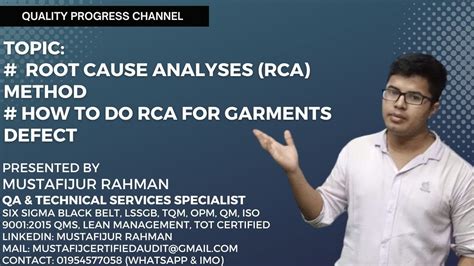 Root Cause Analyses RCA Method How To Do RCA For Garments Defect