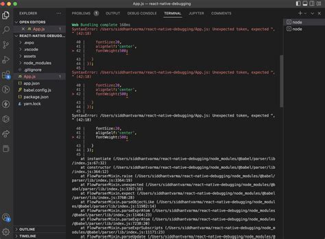 React Native Debugging And Error Tracking During App Development