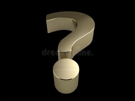 Golden Question Mark Royalty Free Stock Photos Image 8424248