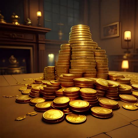 Masterpiece A Pile Of Gold Coins And Jewels Film Quality Unr