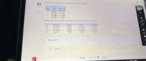 Solved The Following Data Have Been Collected For Four Chegg