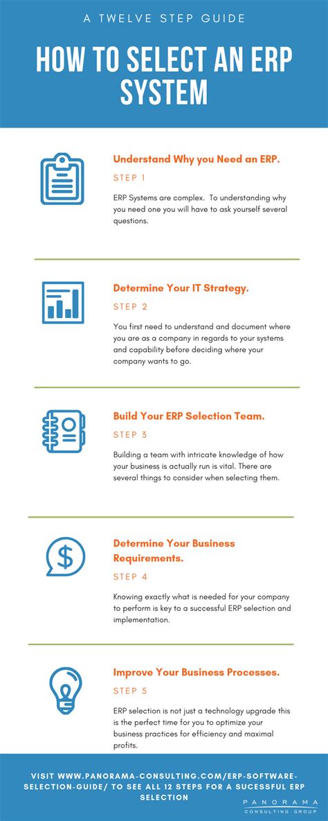 erp selection process guide on erp software selection criteria