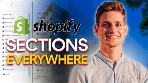 Shopify How To Use Sections Everywhere And Json Templates Youtube