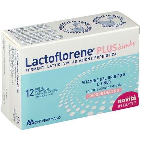 Lactoflorene Plus Bimbi Integratore Fermenti Lattici Flora Intestinale