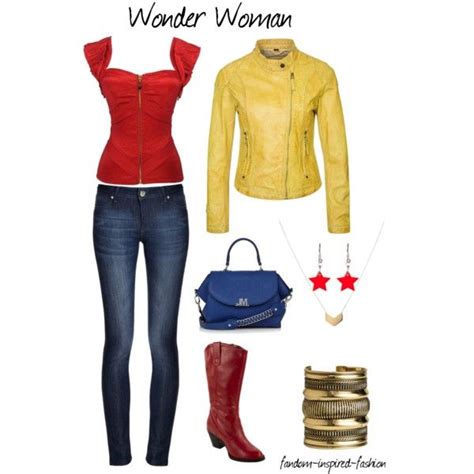 Wonder Woman Inspired Outfit By Fandom Inspired Fashion On Polyvore