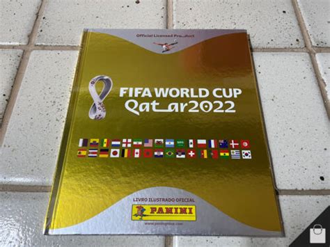 Panini Golden Album 2022 World Cup Qatar Empty Hardcover FIFA WC Gold