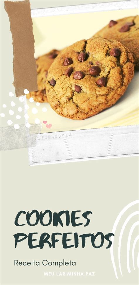 Receita De Cookies Simples Gotas De Chocolate F Cil E Deliciosa