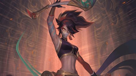342465 Akali Art LoL League Of Legends Video Game 4k Wallpaper