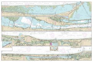 Nautical Charts Online Noaa Nautical Chart Decor Intracoastal