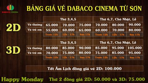 BẢNG GIÁ VÉ BỎNG NƯỚC