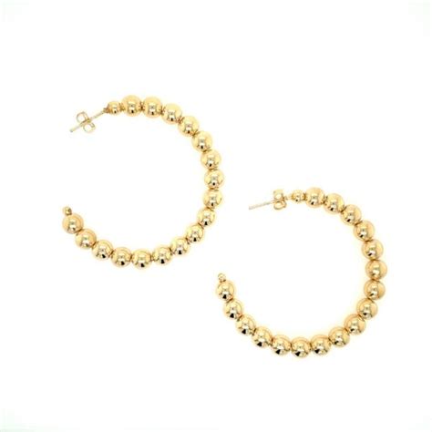 Argollas Bonday dorado Joyería Petunia