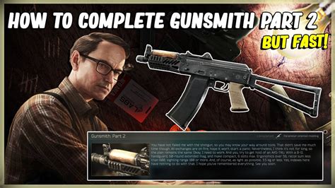 How To Complete Gunsmith Part Escape From Tarkov Mechanic Tasks