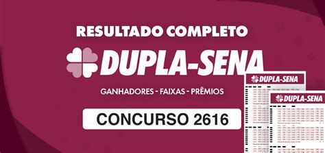Dupla Sena 2616 12 01 Confira O Resultado Aqui Loteria Aldeota