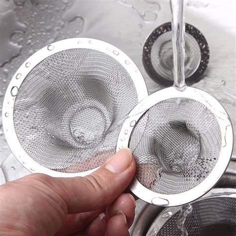 Maille Fine Pratique Drain Outil Filet Cuisine Capteur De Cheveux Salle