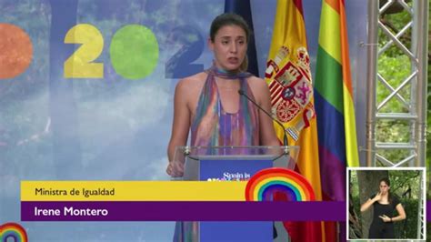 Irene Montero Juntas Somos M S Fuertes Que El Odio La Transfobia Y